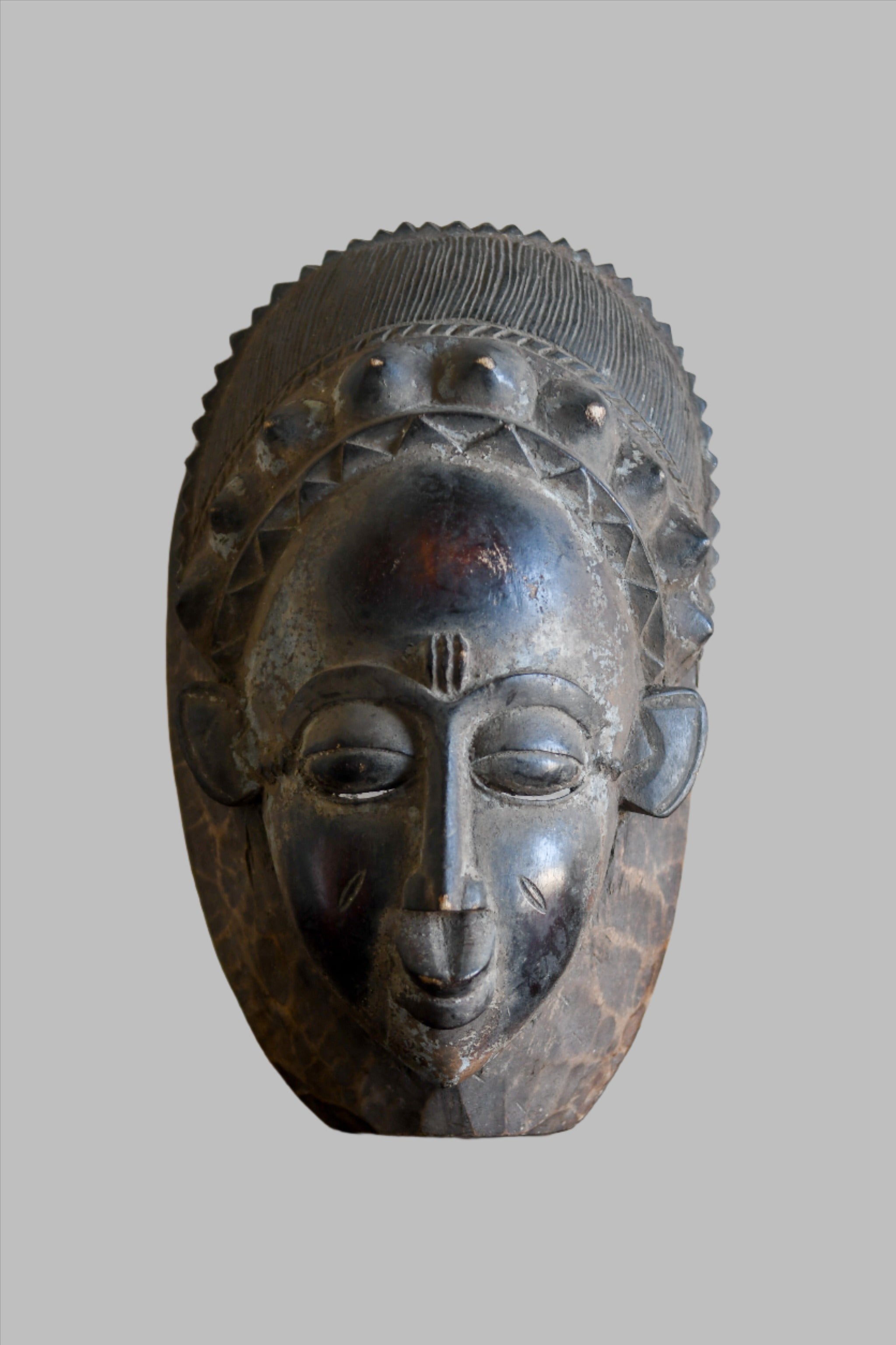 Vintage Carved Baule African Mask – African Plural Art